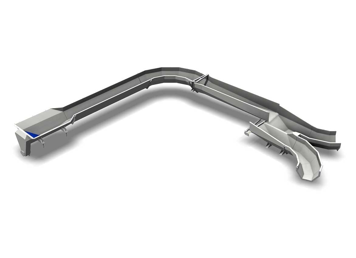 Flumes offer flexibility and gentle handling - Wyma Solutions